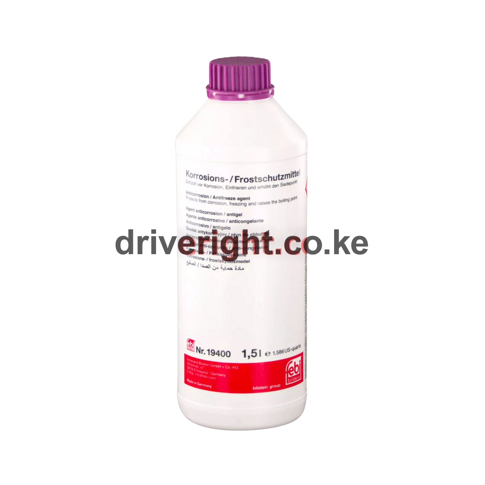 Febi 19400 Anti Freeze Coolant 1.5L Purple | DriveRight Supplies KE
